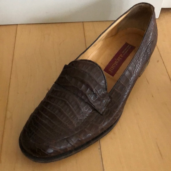 a. testoni | Shoes | A Testoni Real Croc Leather Classic Loafers | Poshmark